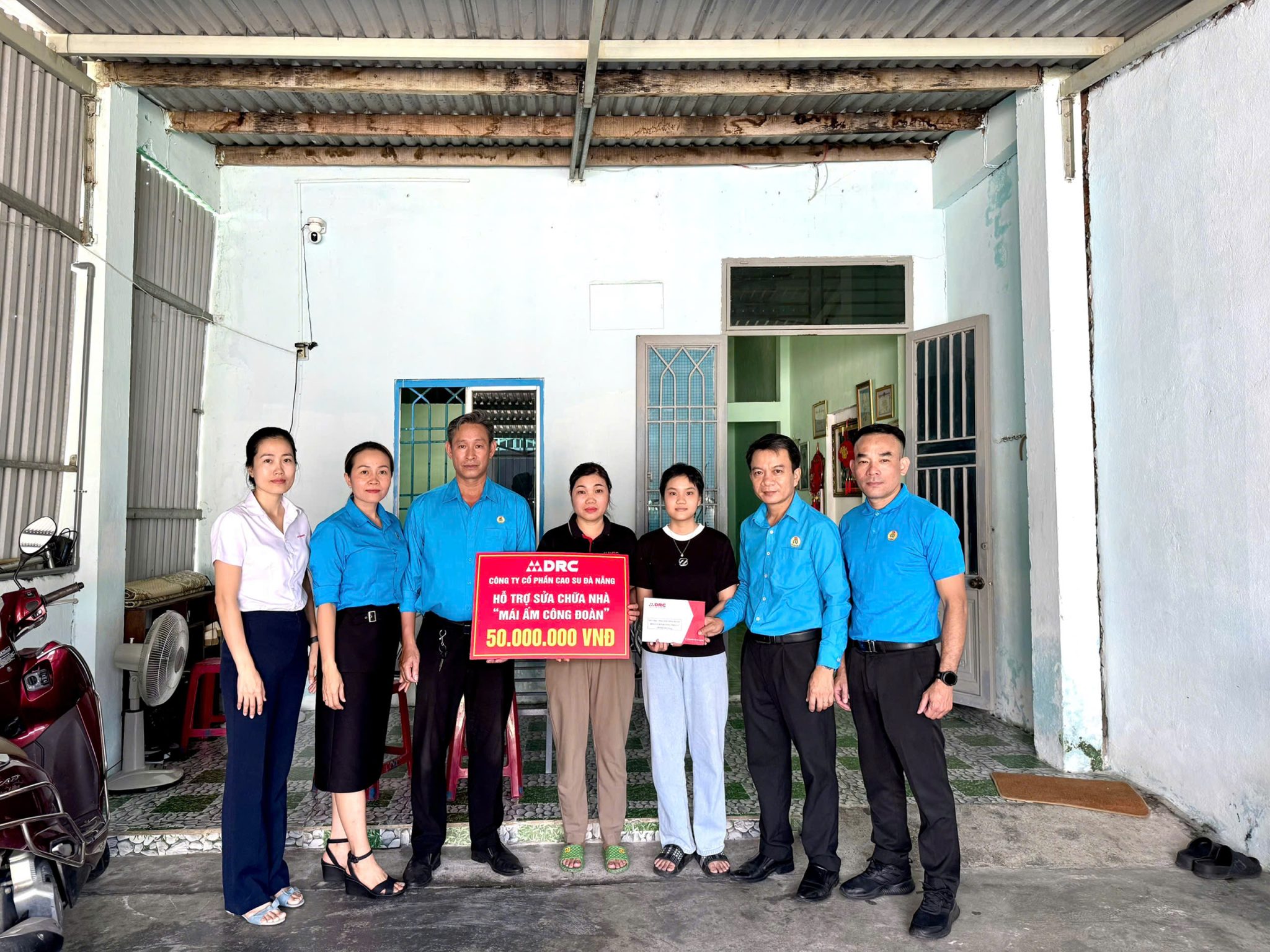 THÊM MỘT MÁI ẤM CÔNG ĐOÀN DRC ĐƯỢC KHỞI CÔNG TRONG SÁNG NGÀY 23/6/2025 ...